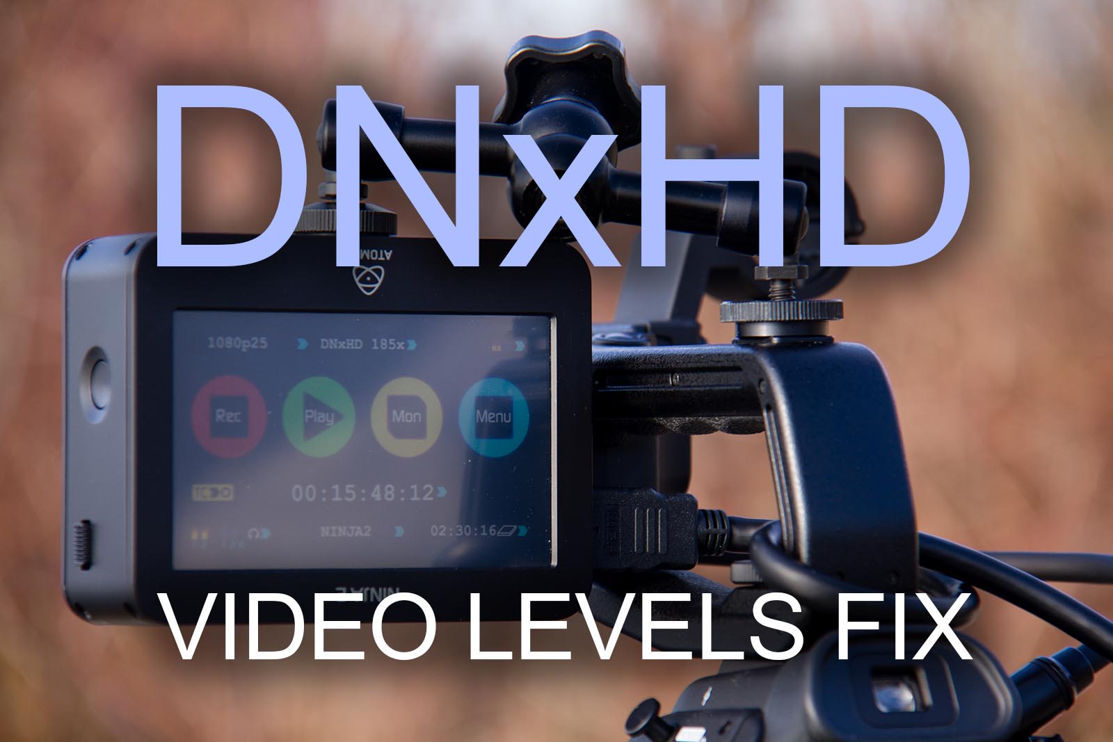 WORKAROUND - How to repair DNxHD codec Video-Levels